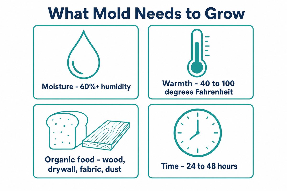 What Is Mold? Definition, Types & How It Grows
